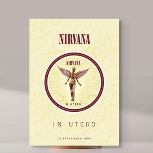 Nirvana in Utero Poster - Etsy