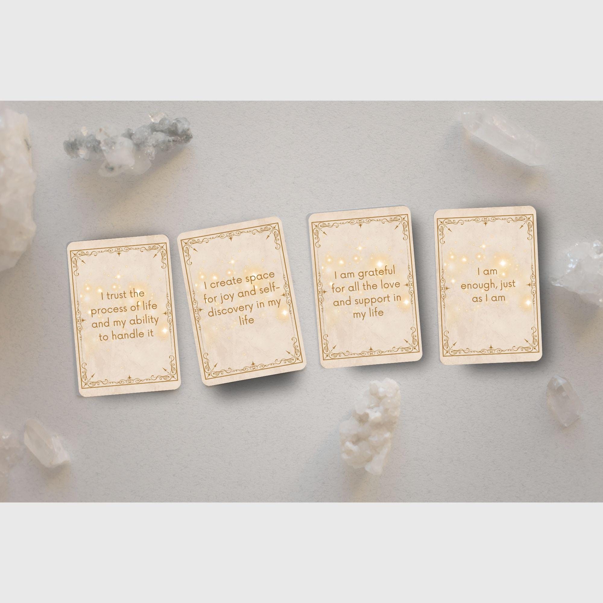 45 Self Love Affirmation Card Deck Love and Healing | Helping You to ...