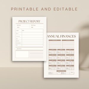 Printable Business Planner Bundle Editable, Small Business Planner ...