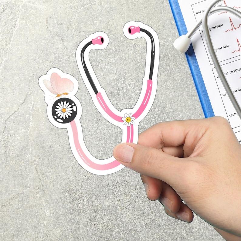 Stethoscope Sticker, Nurse Stickers, Nurse Stickers Funny, Medical ...