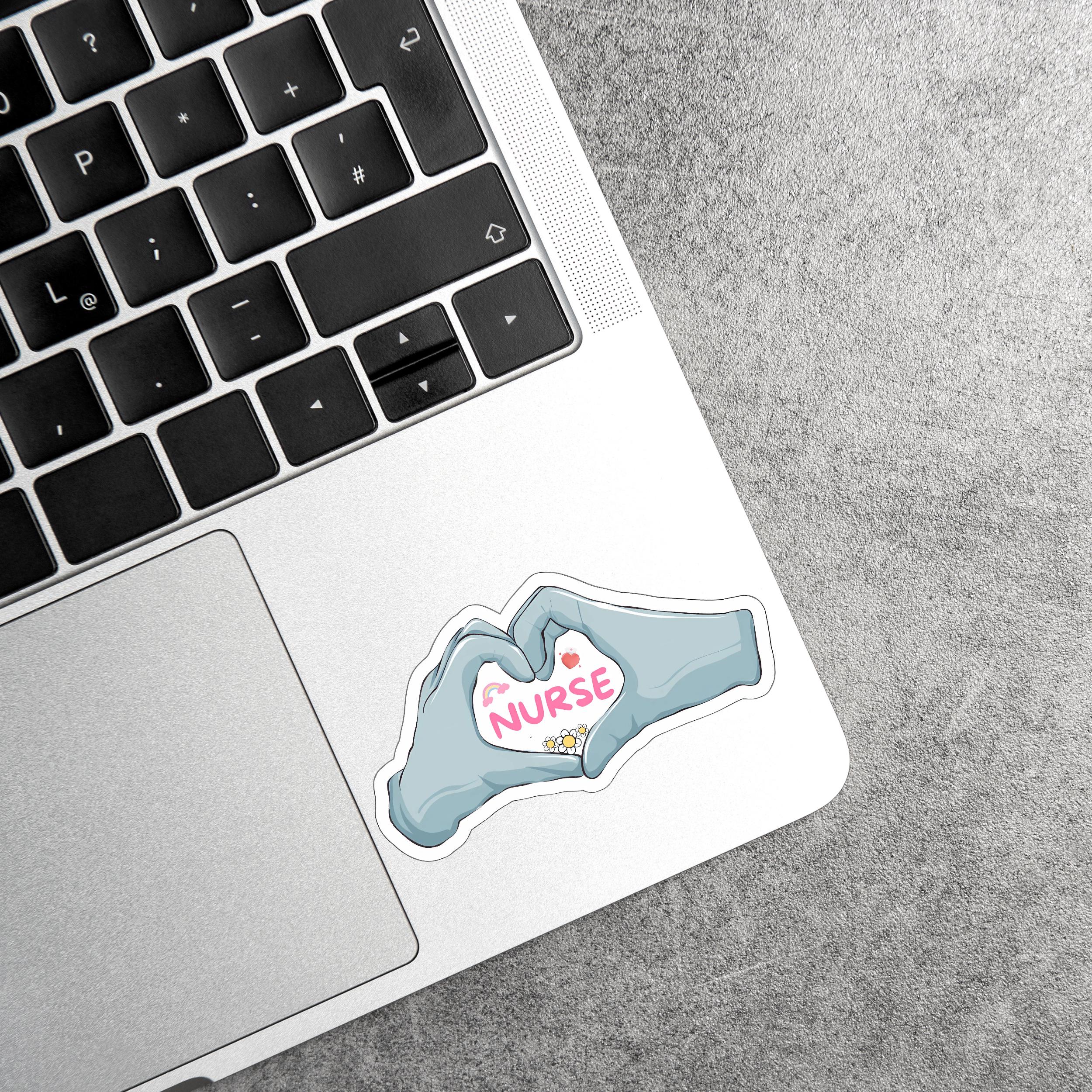 Nurse Heart Sticker, Nurse Sticker, Medical Sticker, Healthcare Sticker ...