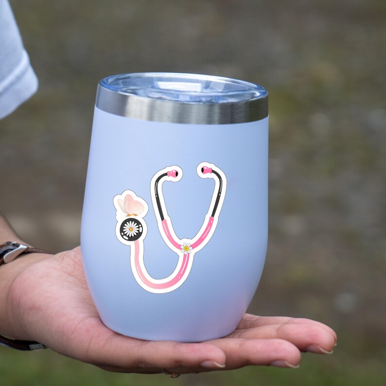 Stethoscope Sticker, Nurse Stickers, Nurse Stickers Funny, Medical ...