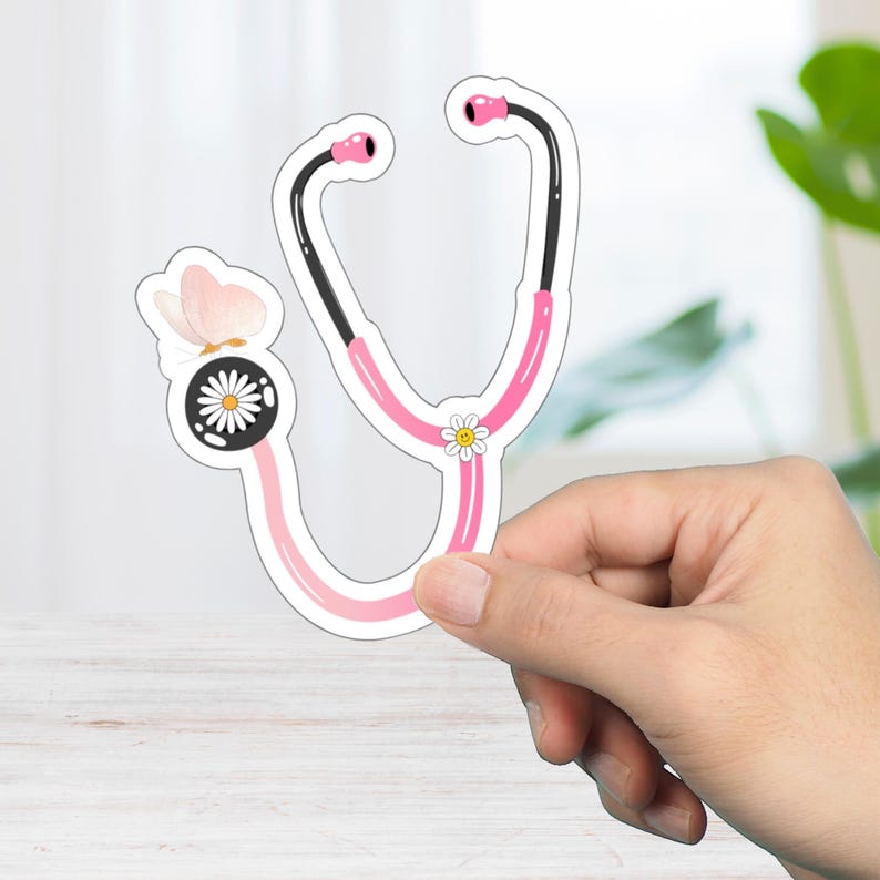 Stethoscope Sticker, Nurse Stickers, Nurse Stickers Funny, Medical ...