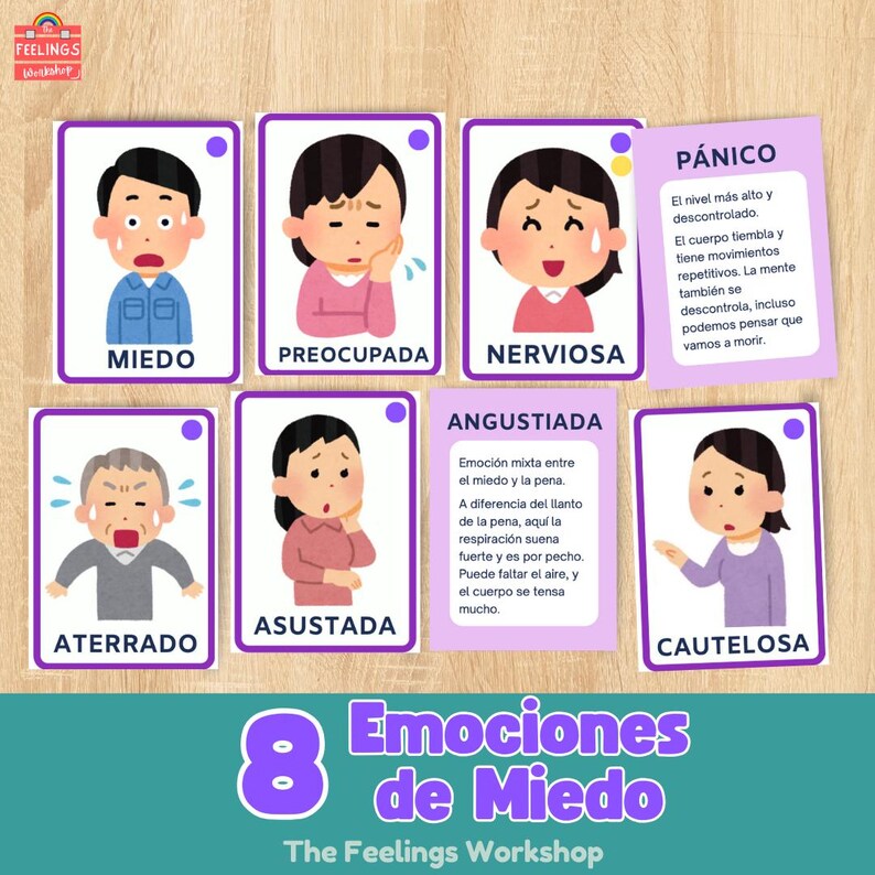 Emotions Flash Cards: Mixed Emotions, Feelings Identification (PDF) - Etsy