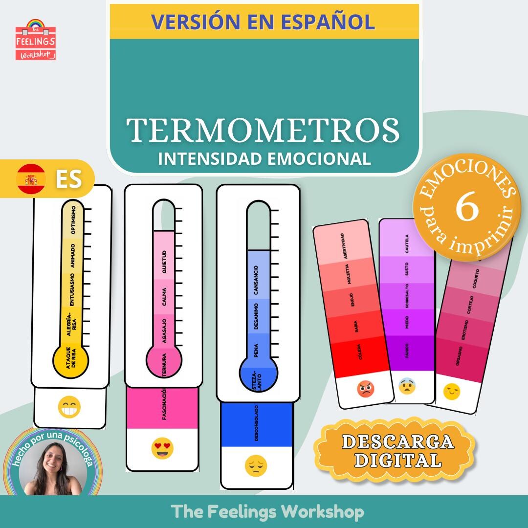 Termómetros Emocionales, Intensidad Emocional, Taller Sobre Emociones ...
