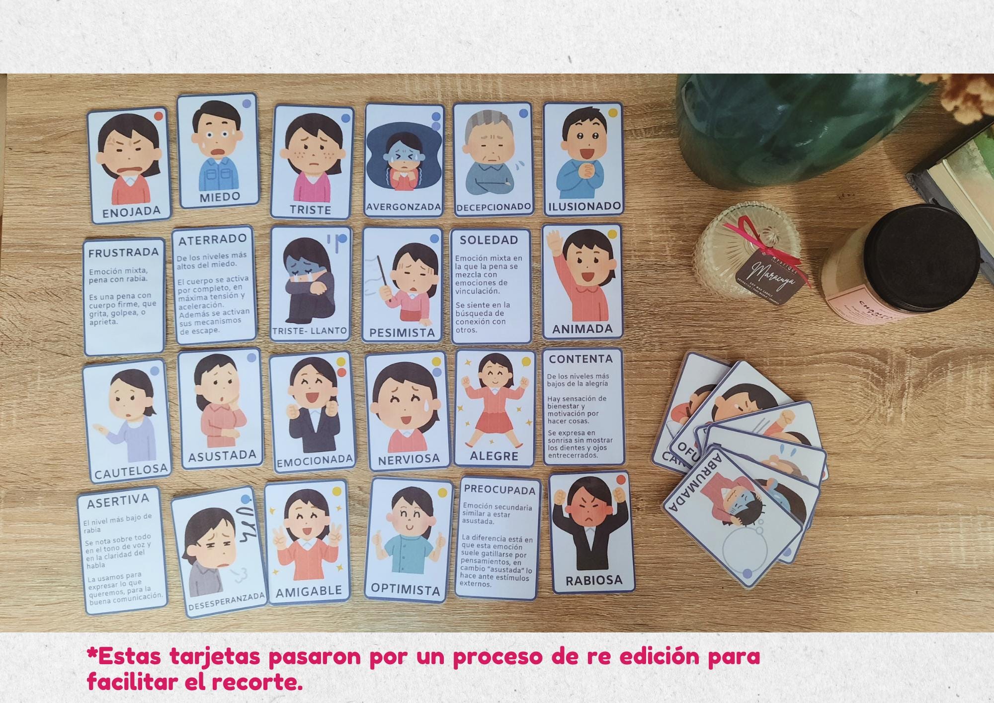 Tarjetas de emociones, Español, Emociones mixtas para todas las edades ...