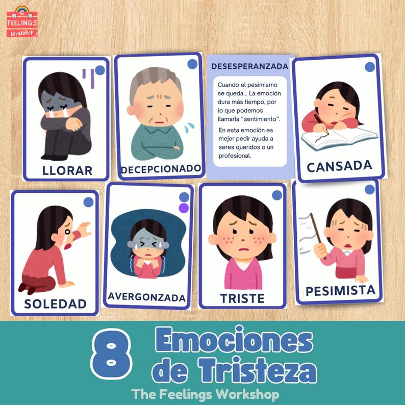 Emotions Flash Cards: Mixed Emotions, Feelings Identification (PDF) - Etsy