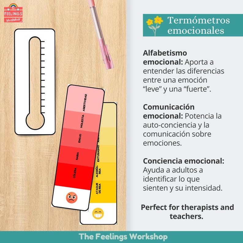 Termómetros Emocionales, Intensidad Emocional, Taller Sobre Emociones ...