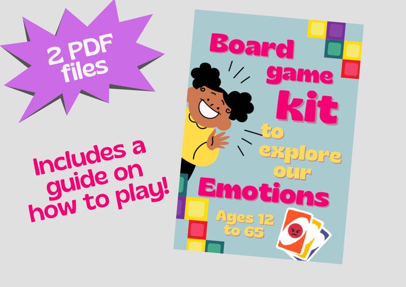 3 Printable Board Games, Emotional Recognition, Expression and ...