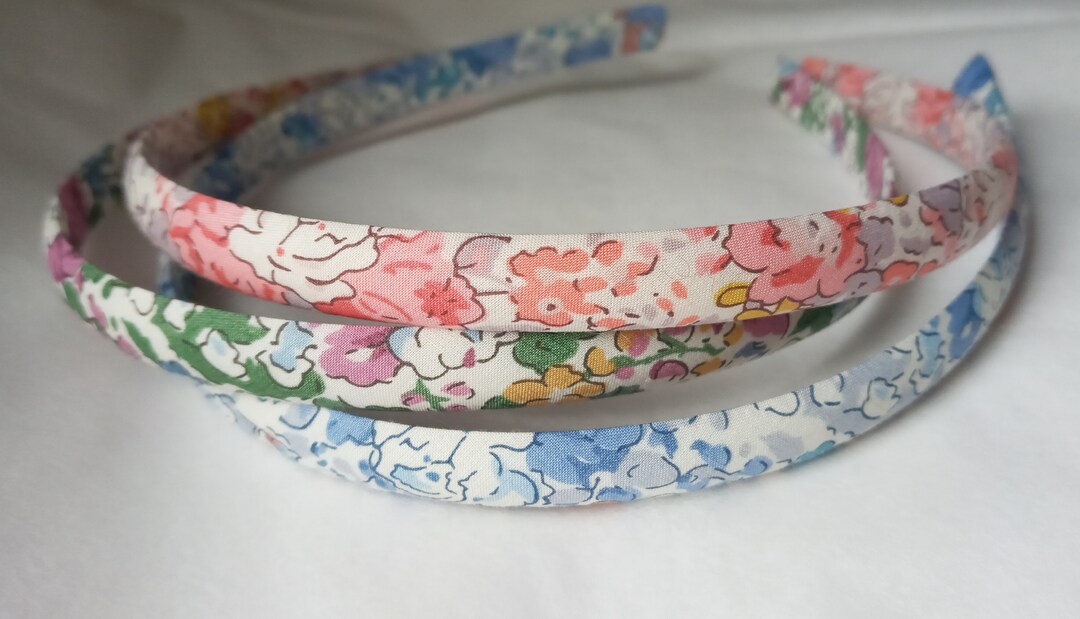 Liberty of London Claire Skinny Headband Floral Narrow Alice Hair Head ...