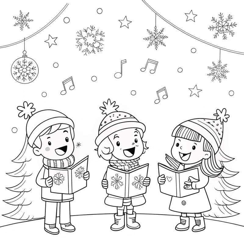 Color Your Christmas: Printable Fun for Kids - Etsy