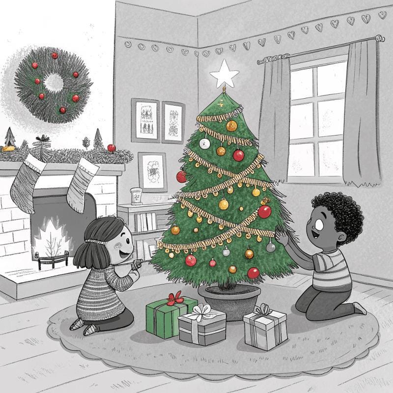 Color Your Christmas: Printable Fun for Kids - Etsy