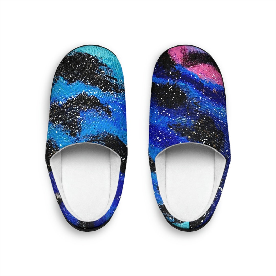 Galaxy Indoor Slippers Smaller Sizes - Etsy