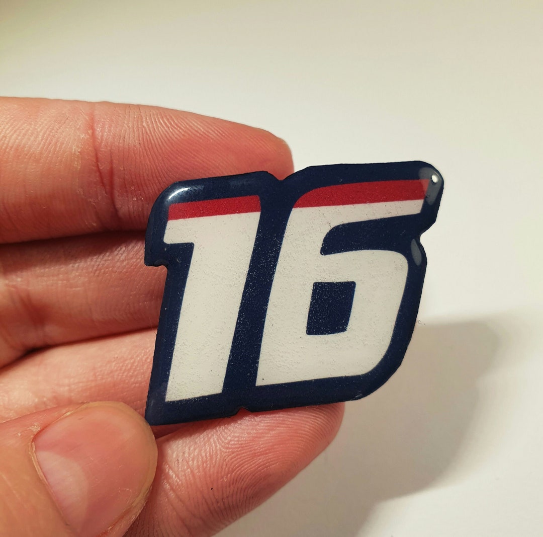 Number 16 Charles Leclerc F1 Pin Badge - Etsy