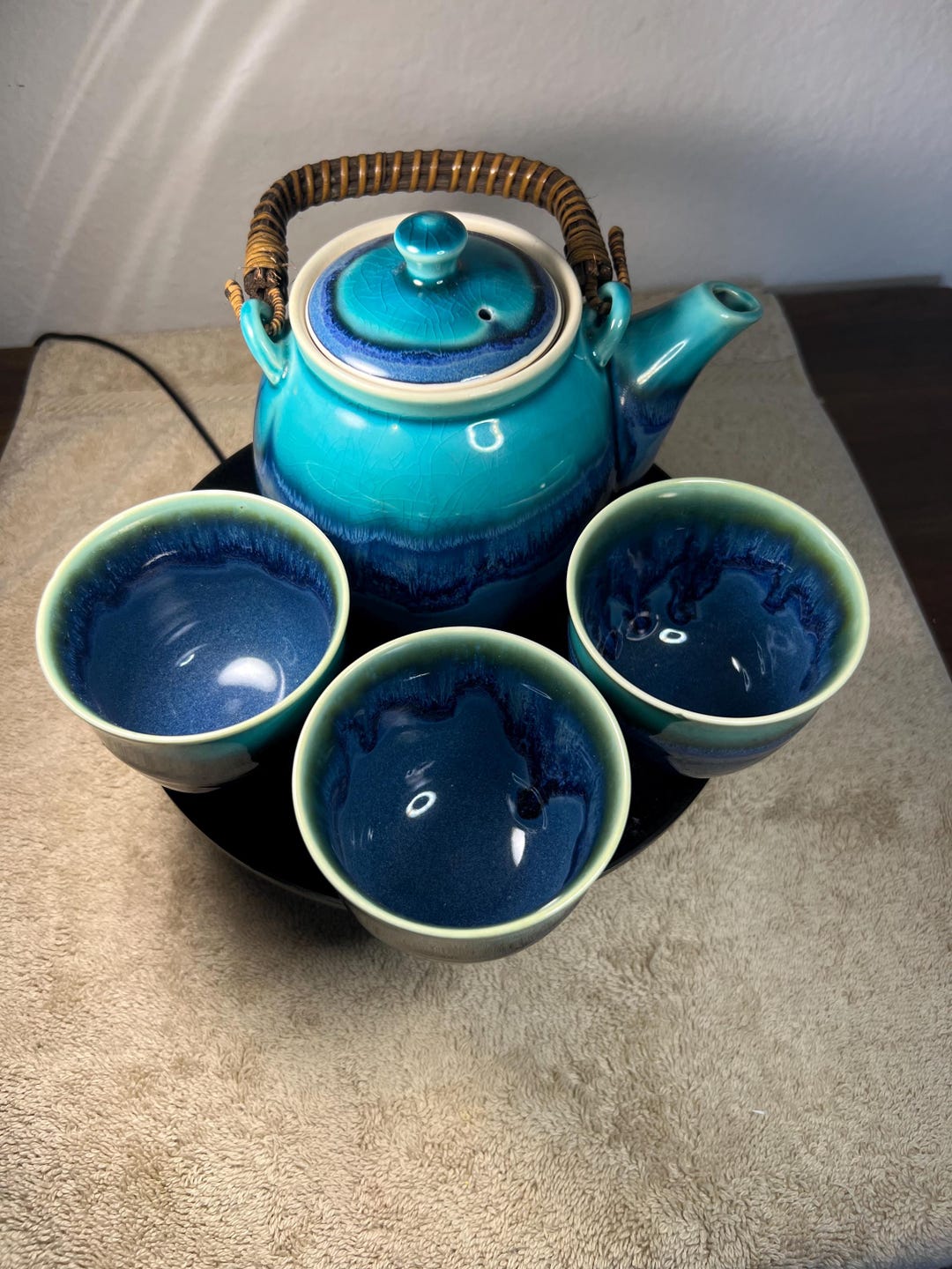 Teavana Stoneware Tea Set - Etsy