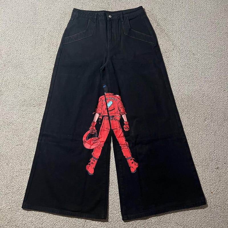 Black Jnco Pants - Etsy