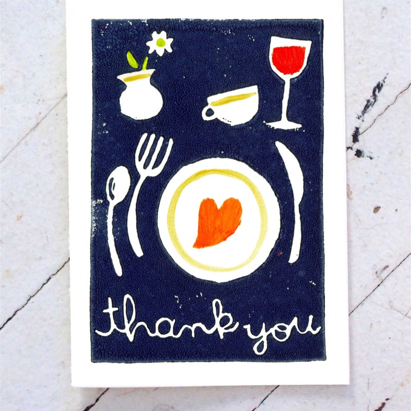 Chef Thank You Card - Etsy