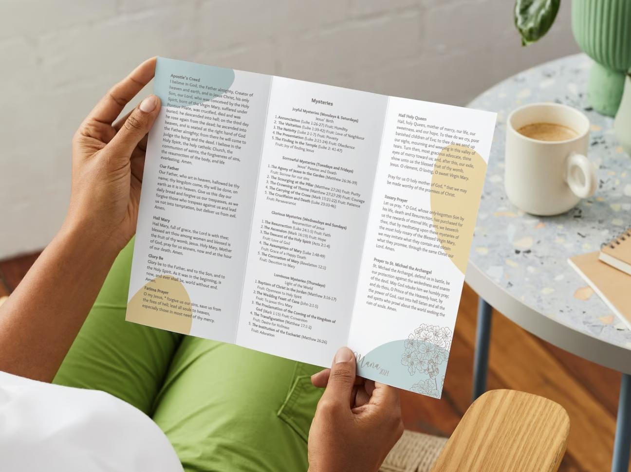 Printable Holy Rosary Pamphlet- Digital - How to Pray the Rosary - All ...