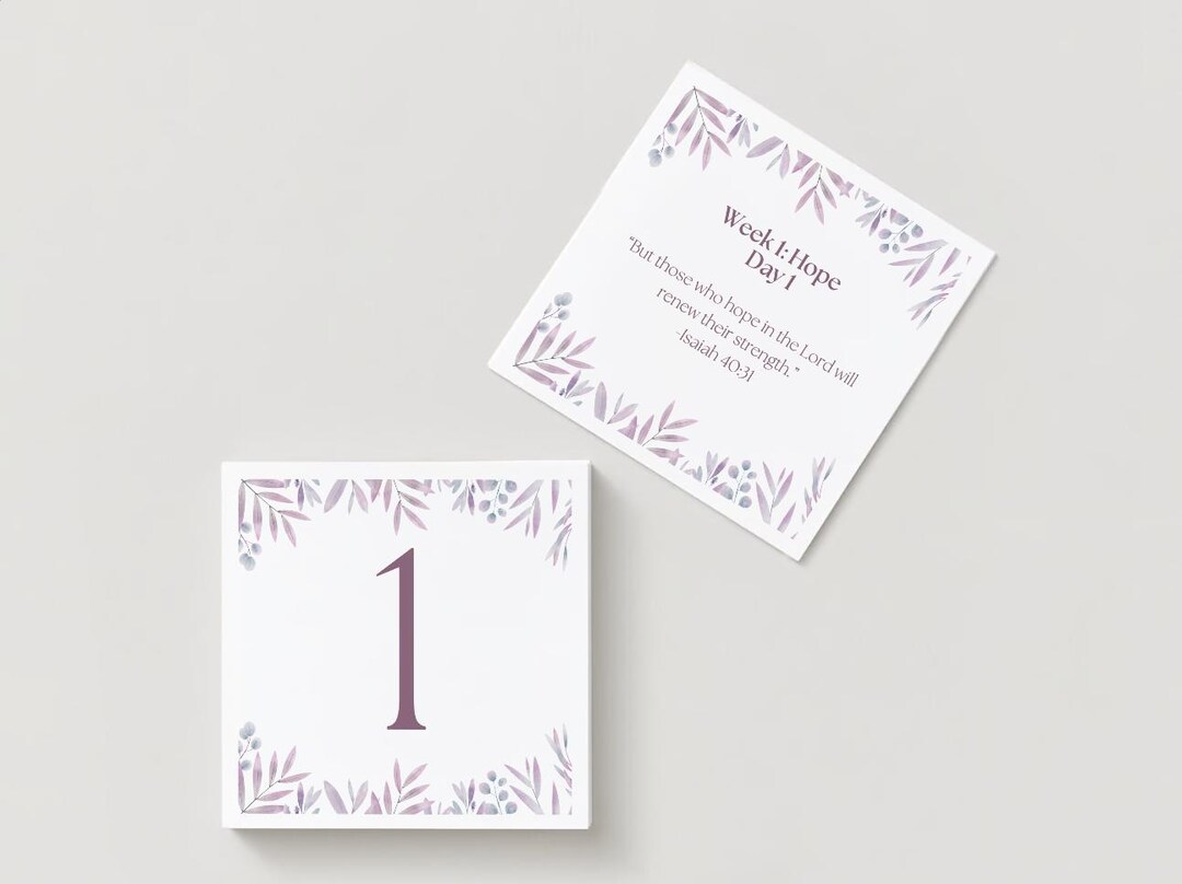 Advent Calendar Printable Cards- With Scripture Reflections - Etsy