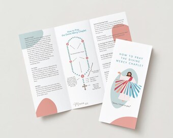 How to Pray the Divine Mercy Chaplet - Printable - Etsy