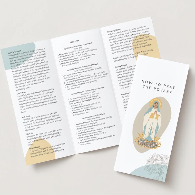 Holy Rosary Book for Kids - Etsy