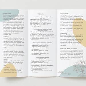 Printable Holy Rosary Pamphlet- Digital - How to Pray the Rosary - All ...