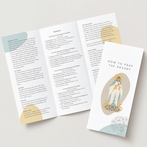 Printable Holy Rosary Pamphlet- Digital - How to Pray the Rosary - All ...