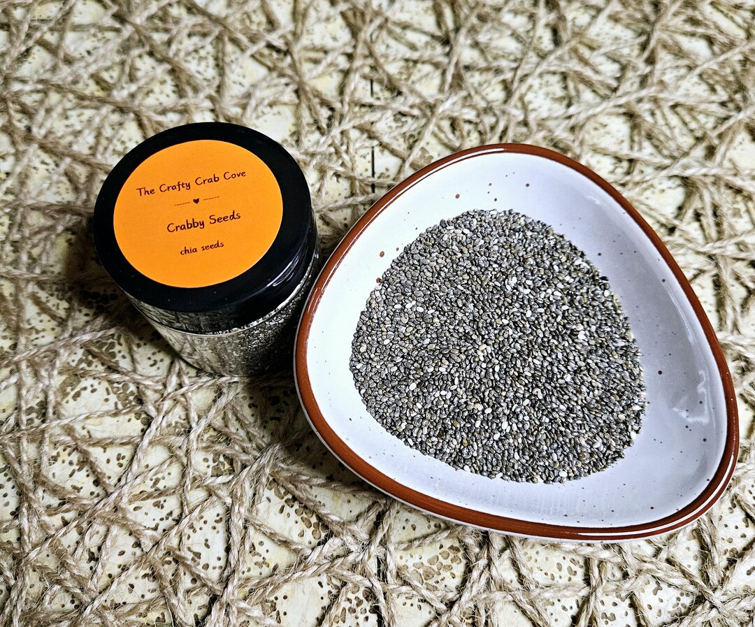Chia Seeds Hermit Crab Food | Crabby Seeds | Hermit Crab Care - Etsy