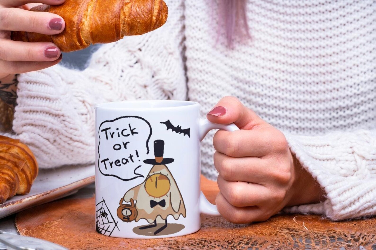 Bill Cipher Halloween Mug gravity Falls Merchandise Inspired Spooky ...