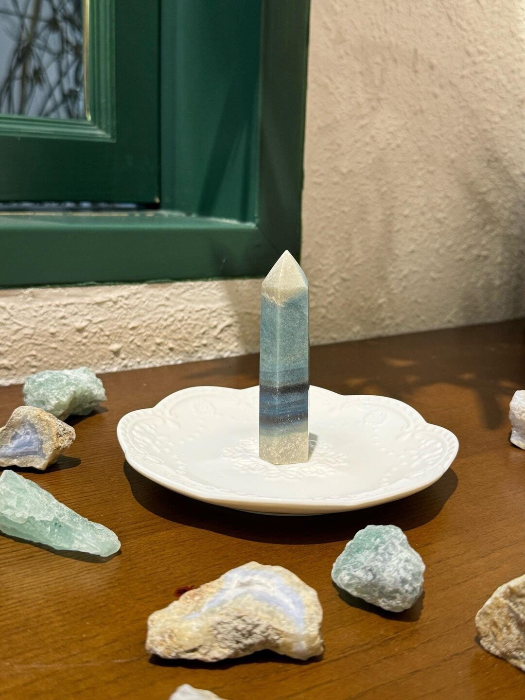 Rare Trolleite Crystal Tower | Spiritual Healing Stone (9.6x2.3cm) - Etsy