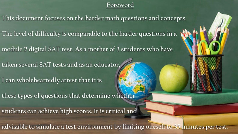 Digital SAT Math Practice Tests - Etsy