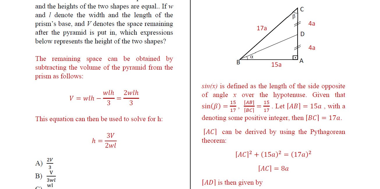 Digital SAT Math Practice Tests - Etsy