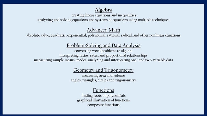 Digital SAT Math Practice Tests - Etsy