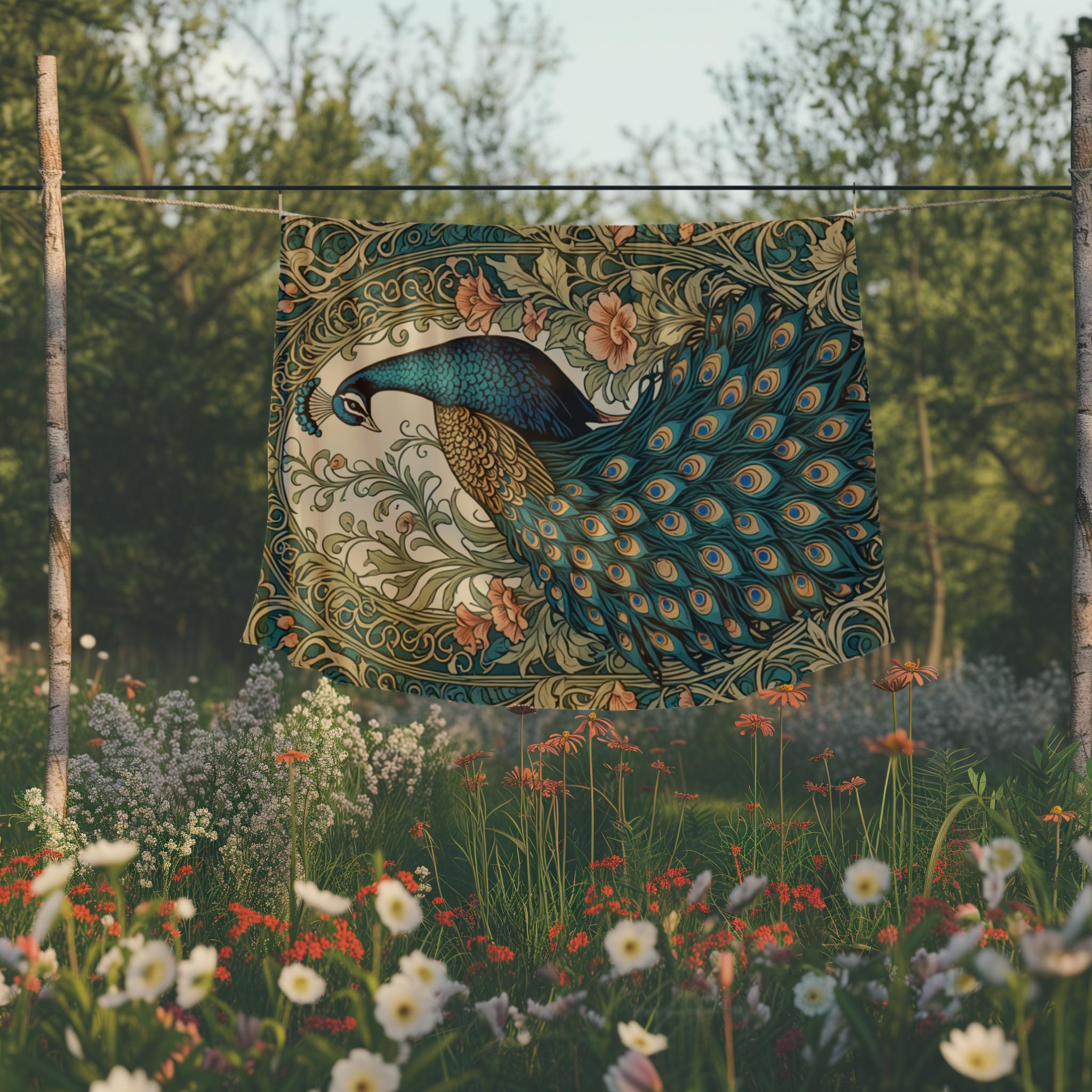 Cottage Core Peacock Throw Blanket, Interior Design Cottage Core ...