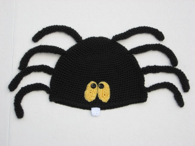 Halloween Candy Corn Spider Hat Crochet Pattern Pdf Instant | Etsy