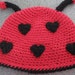Lil Love Bug, Lady Bug Hat Crochet Pattern Pdf ,all Sizes Included ...