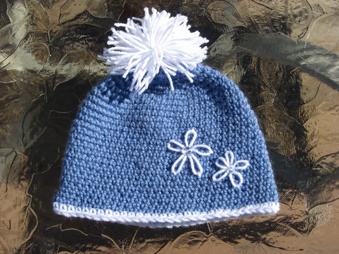Classic Style Ski/toboggan Hat, Crochet Pdf Pattern 5 Sizes Newborn to ...