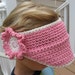 Classic Crochet Sun Visor, Crochet Pattern Pdf, Instant Download ...
