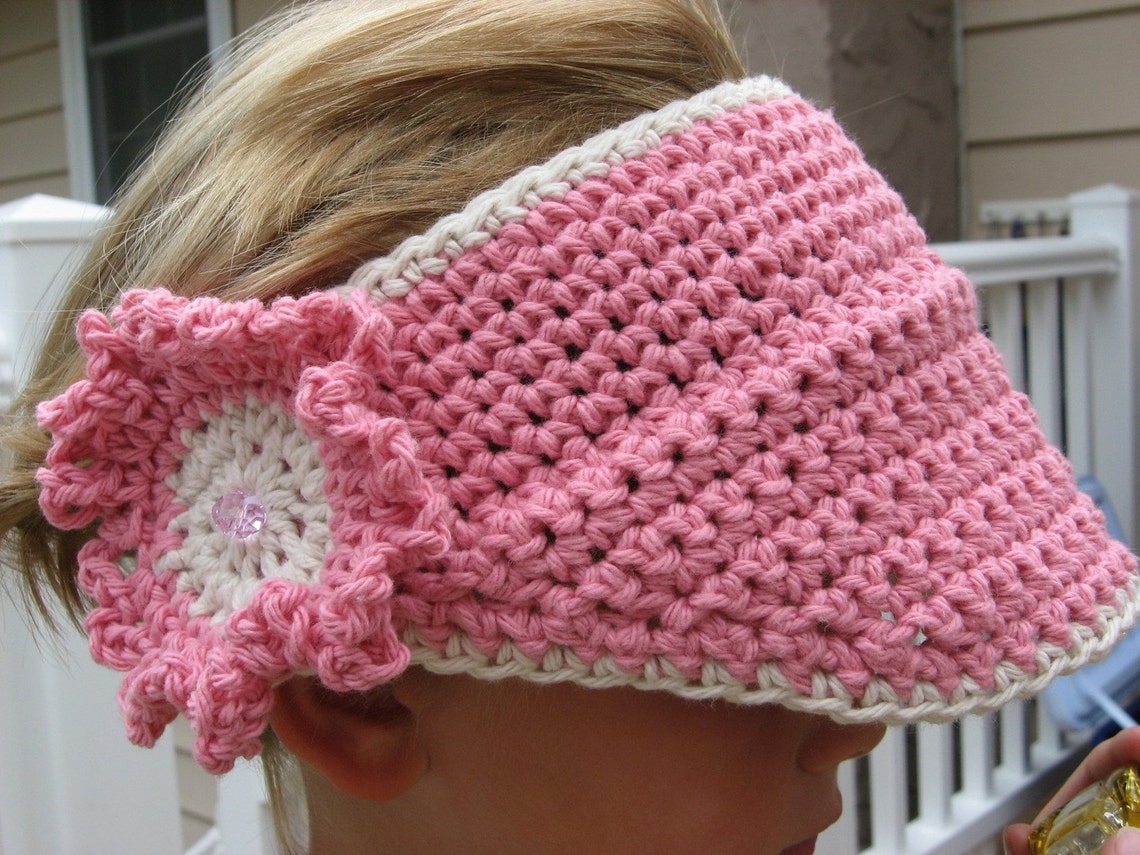 Classic Crochet Sun Visor Pattern Pdf Instant Pattern - Etsy