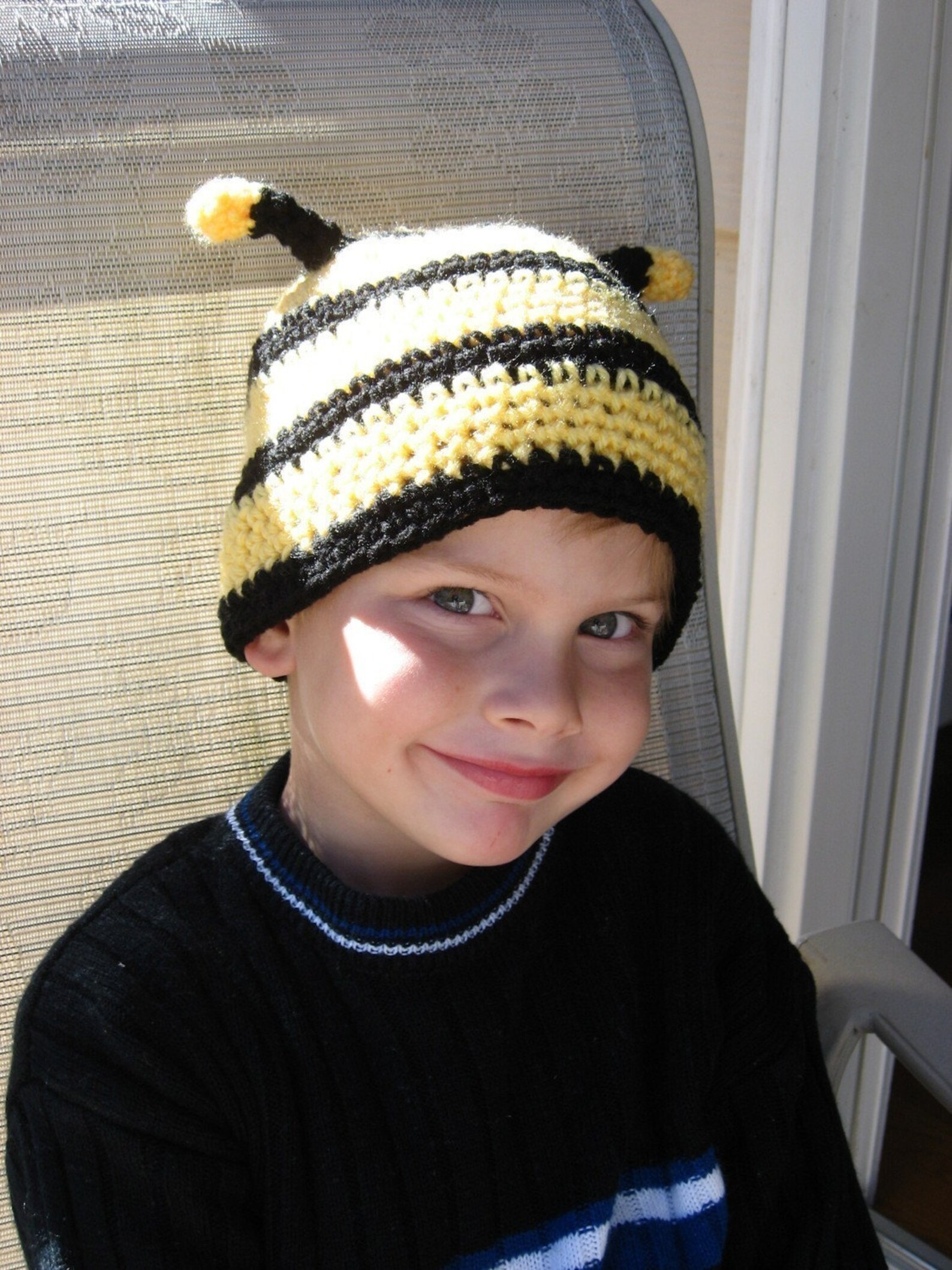 Busy Little Bee Bumble Bee Crochet Hat Pattern Pdf 5 Sizes - Etsy