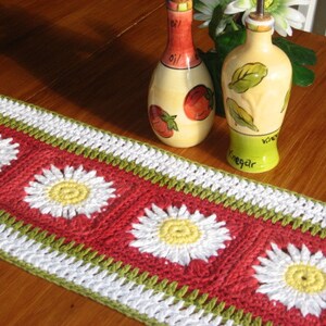 Tuscan Inspired Crochet Table Runner Pattern,crochet Pattern Pdf ...