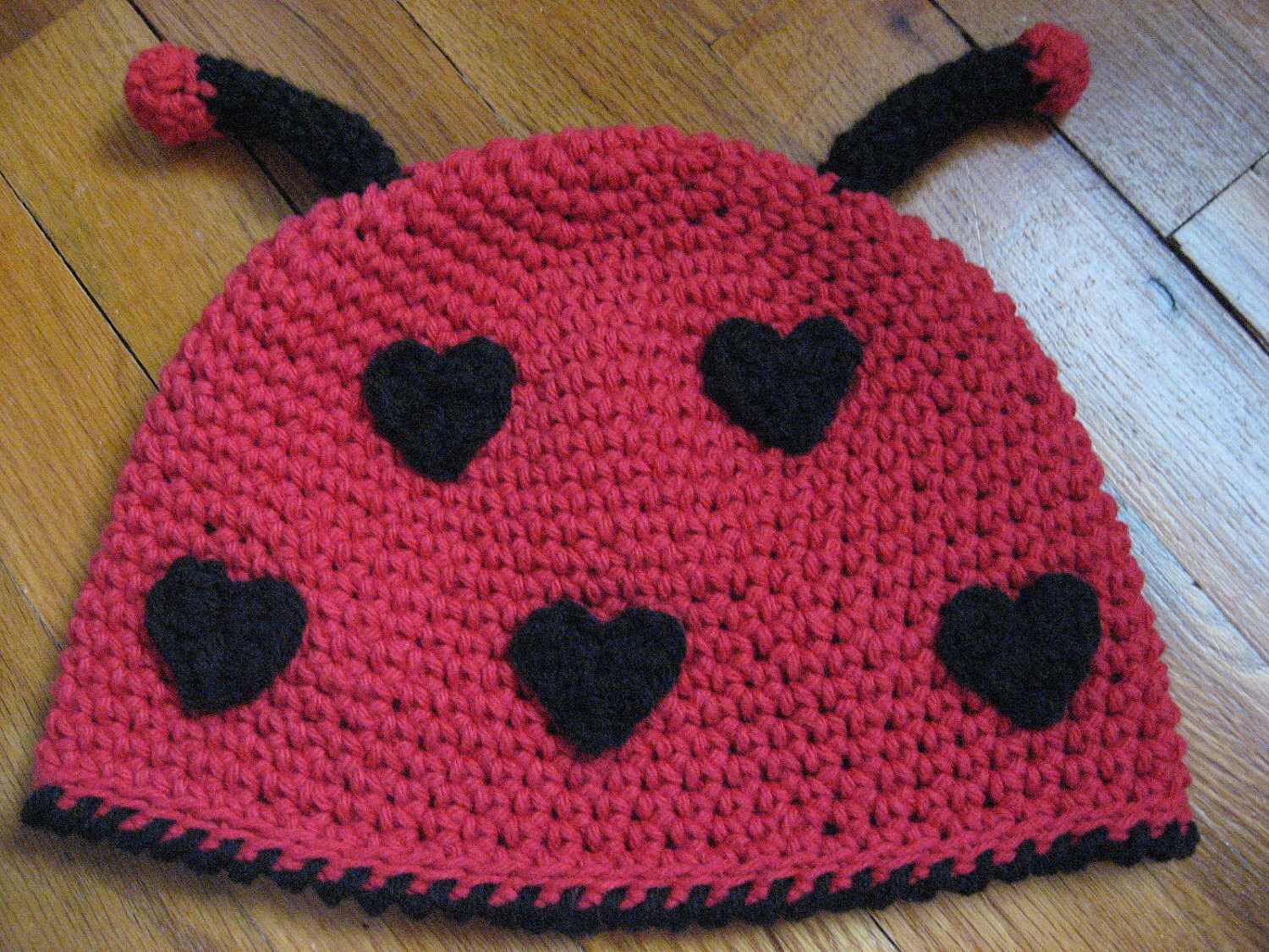 Lil Love Bug Lady Bug Hat Crochet Pattern Pdf all Sizes | Etsy