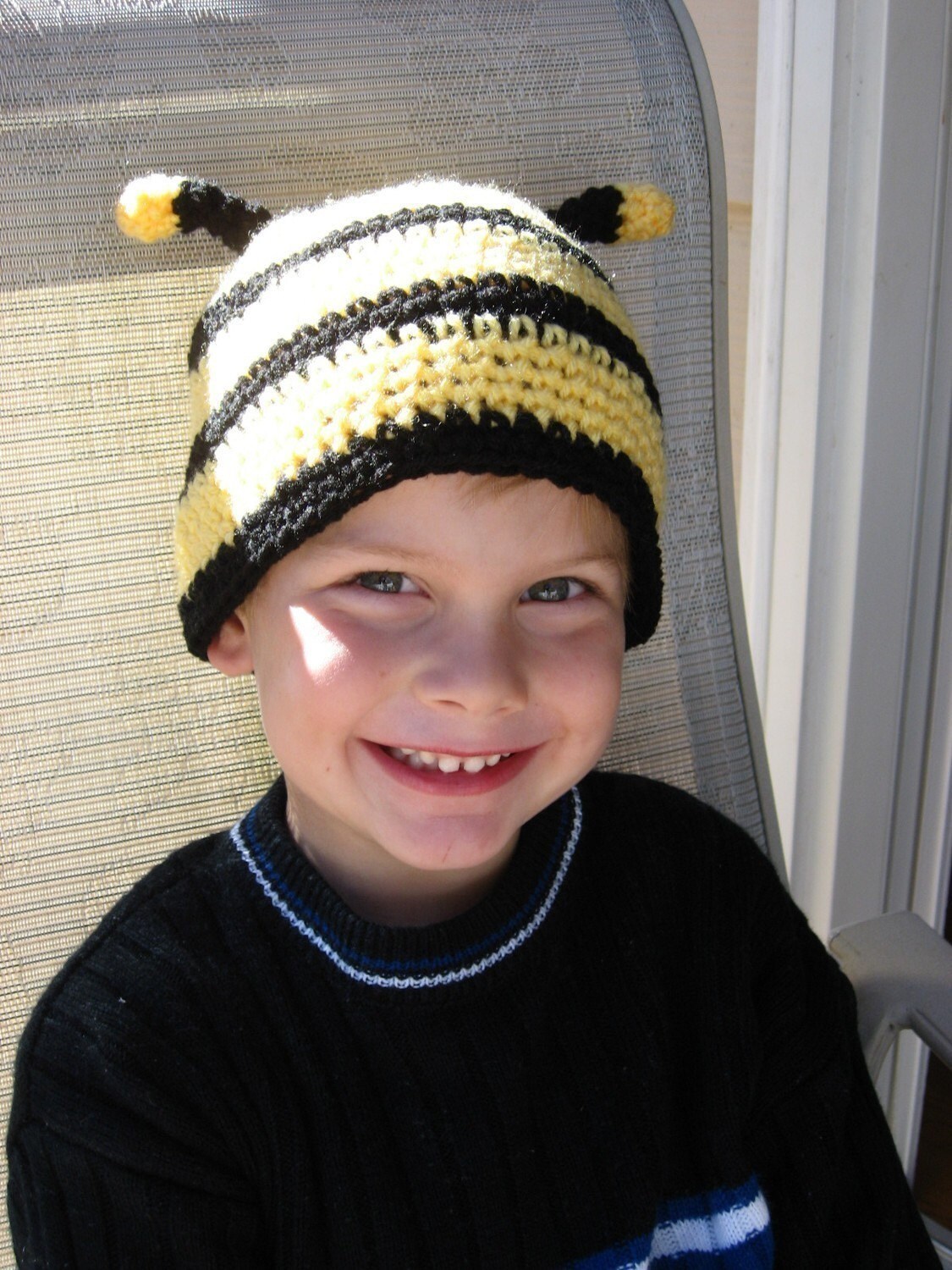 Busy Little Bee Bumble Bee Crochet Hat Pattern Pdf 5 Sizes - Etsy