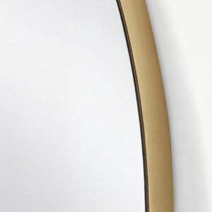 Arcadia Gold Arch Floor Mirror Elegant Minimalist Design, Metal Frame ...