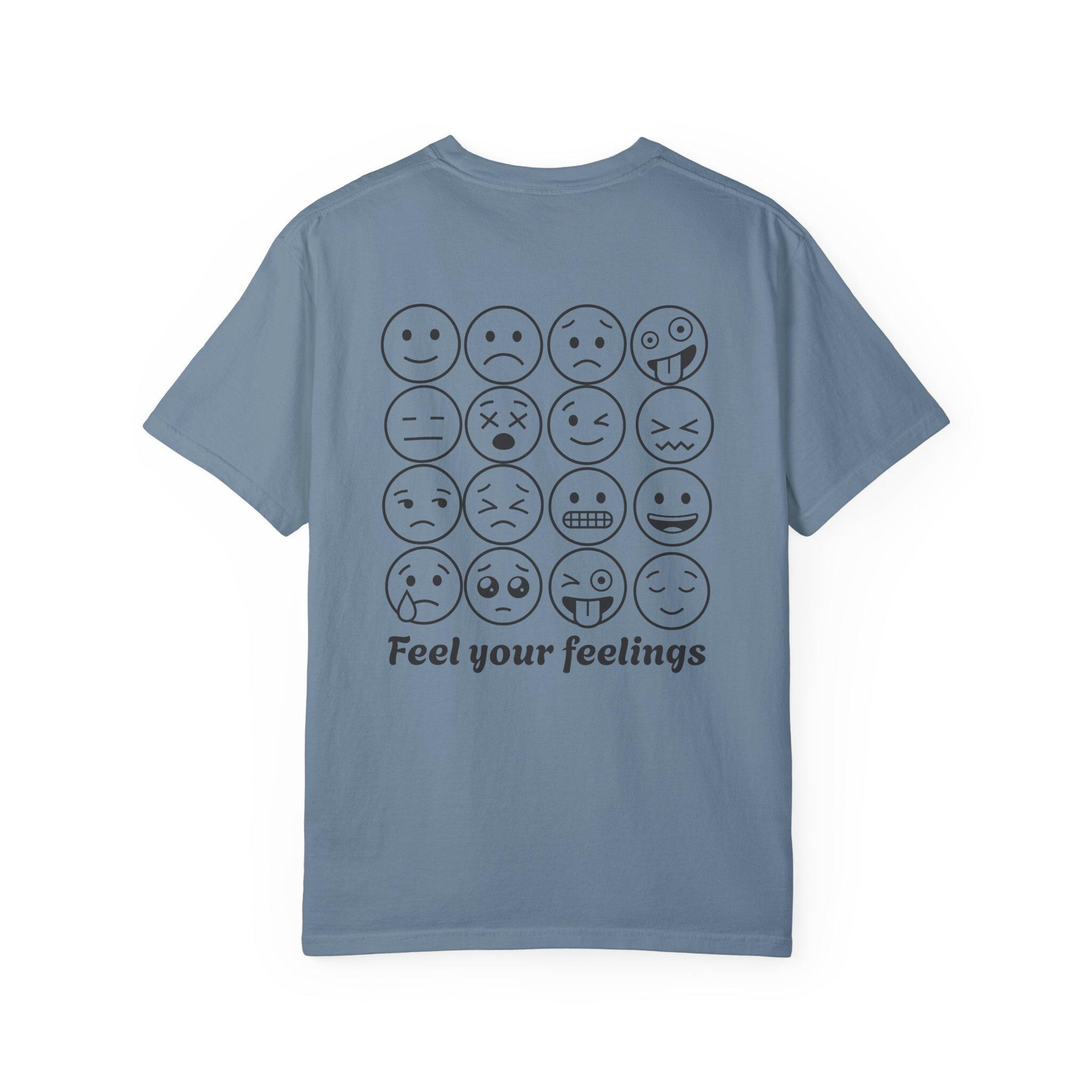 Emotional Emojis T-shirt, Mental Health Awareness, Feelings Tee, Unisex ...