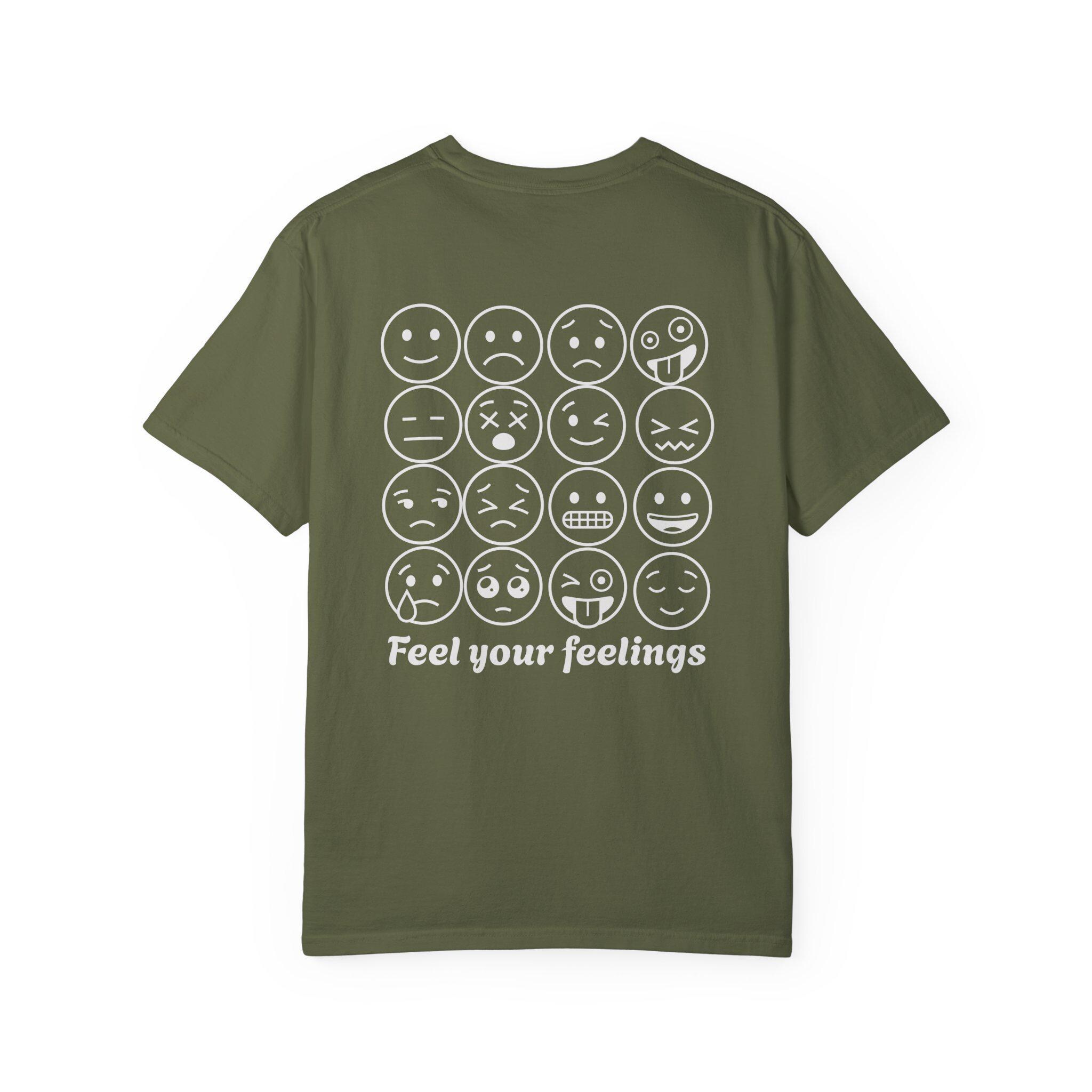Emotional Emojis T-shirt, Mental Health Awareness, Feelings Tee, Unisex ...