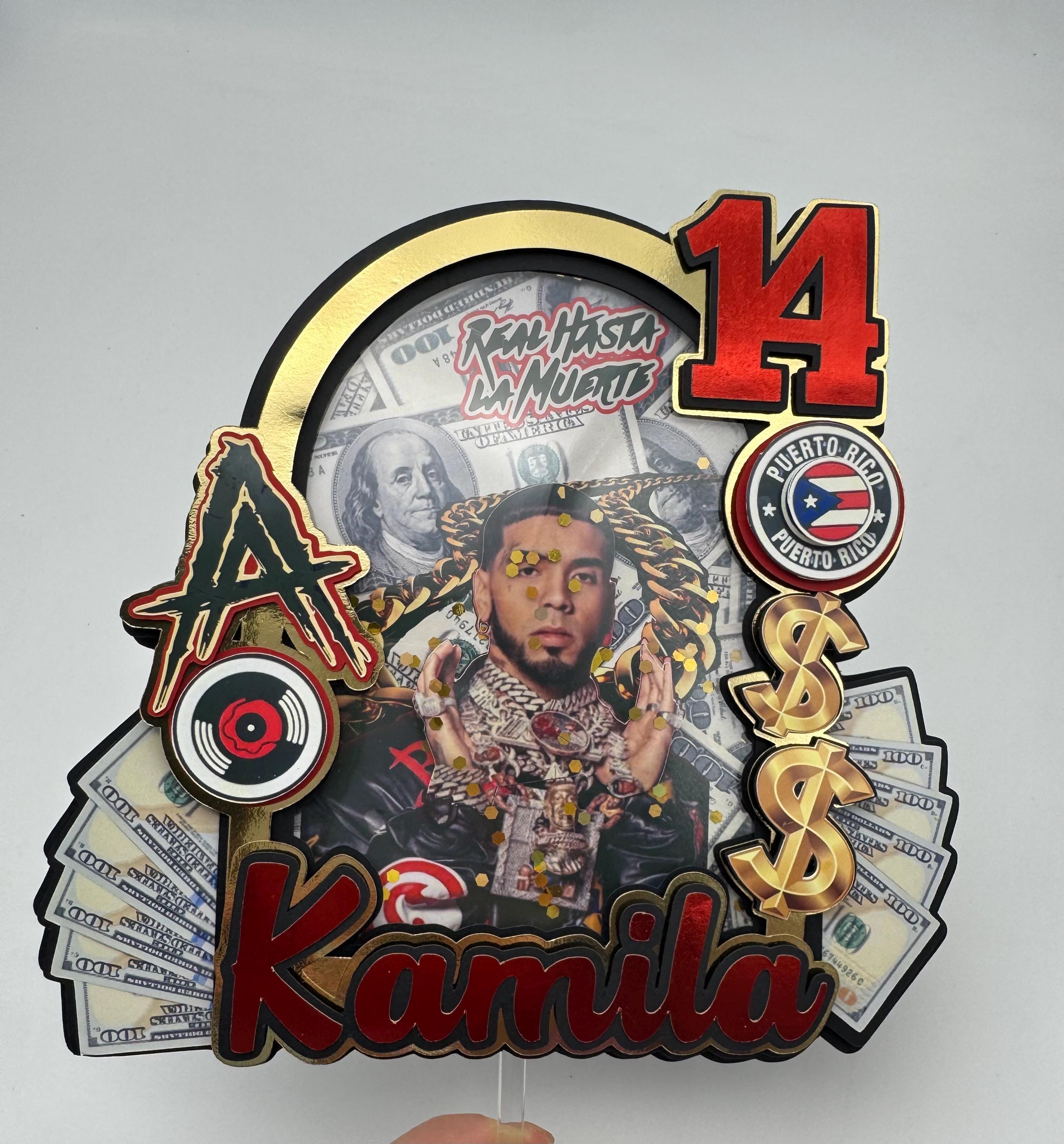 Anuel Topper , Anuel Party Topper, Anuel Cake Topper - Etsy