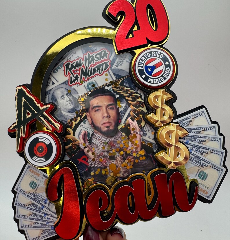 Anuel Topper , Anuel Party Topper, Anuel Cake Topper, Puerto Rico ...