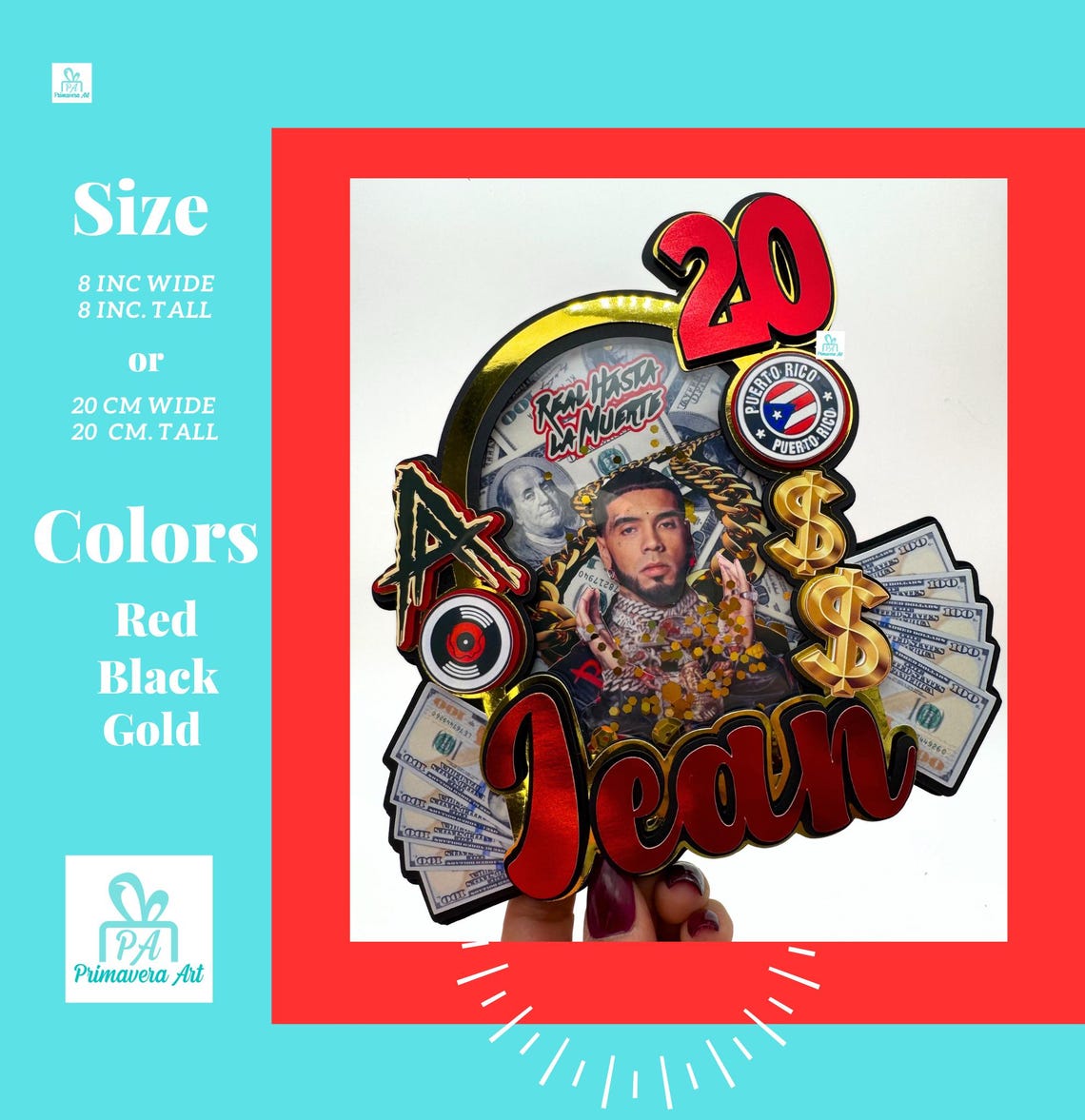 Anuel Topper , Anuel Party Topper, Anuel Cake Topper - Etsy