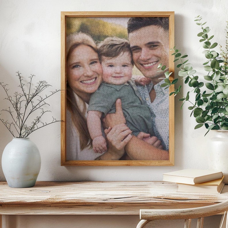 Personalized Photo Jigsaw Puzzle, Custom 300 500 1000 Pieces Wooden ...